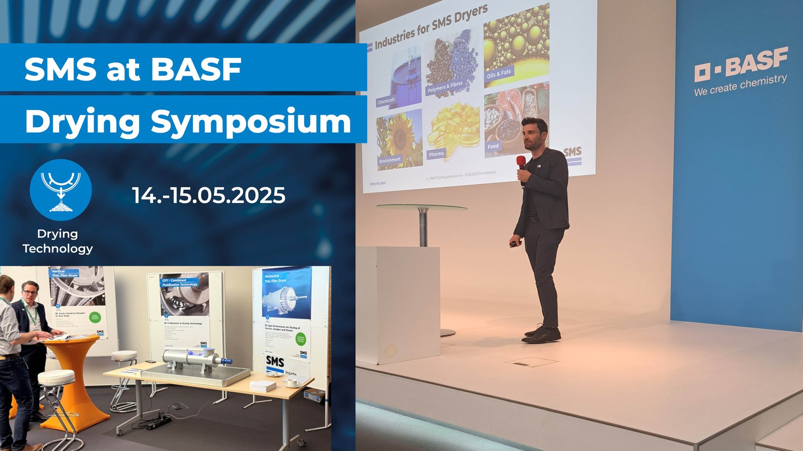 SMS bei BASF Drying Symposium 2025
